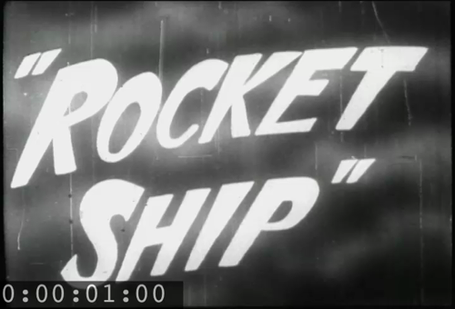 1936 Rocket Ship Archival Footage