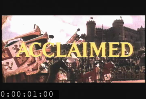 1961 El Cid trailer Archival Footage