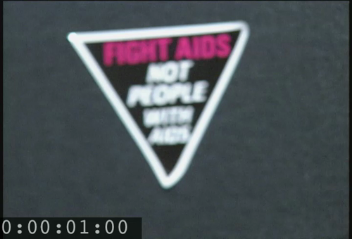 1990 AIDS Protest Vintage Archive