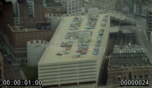 1970s Boston Skyline Archive Stock Footage