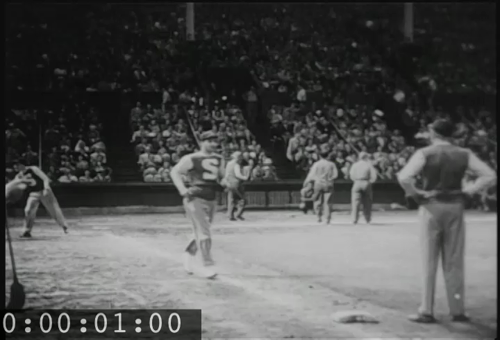 1940s Celebrity Baseball Game Archival Footage